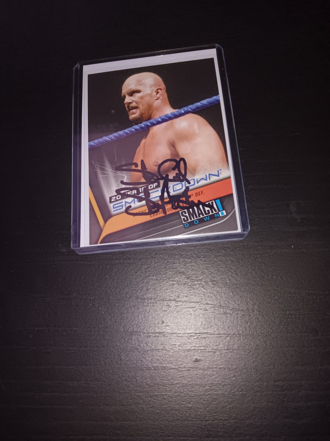 Stone Cold Steve Austin Autographed Card With Coa - Etsy