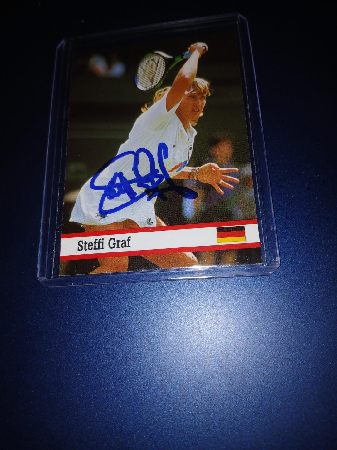 Steffi Graf Autographed Card With Coa - Etsy