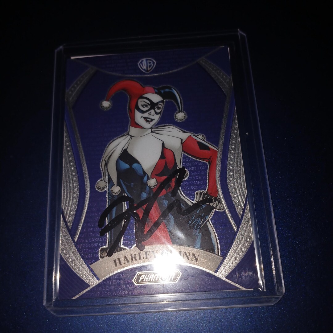 Kaley Cuoco Autographed Harley Quinn Card With Cert - Etsy