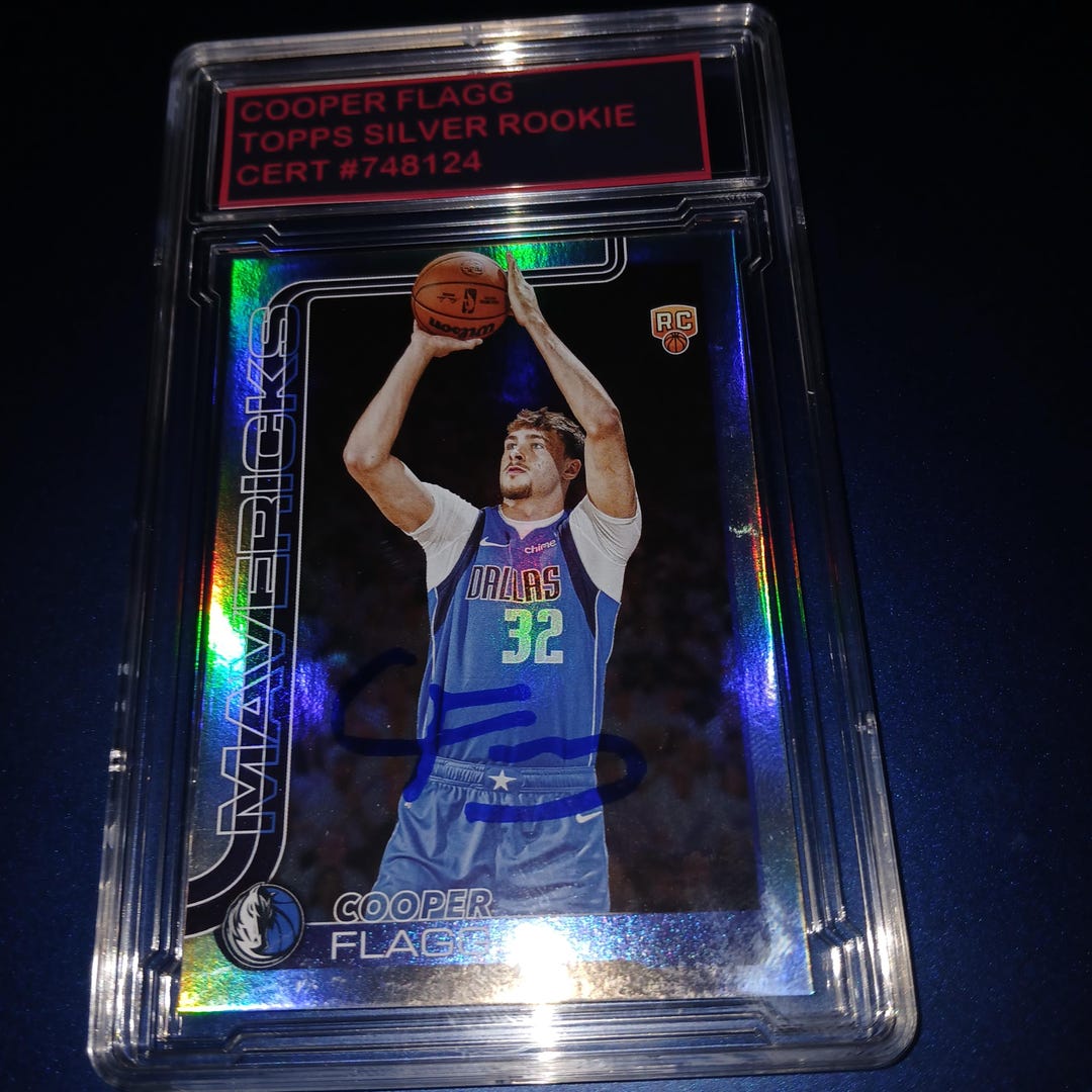 Cooper Flagg Autograph Rookie Card With Cert - Etsy