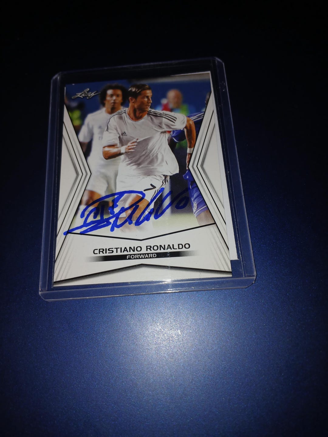 Cristiano Ronaldo Autographed Card With Coa - Etsy