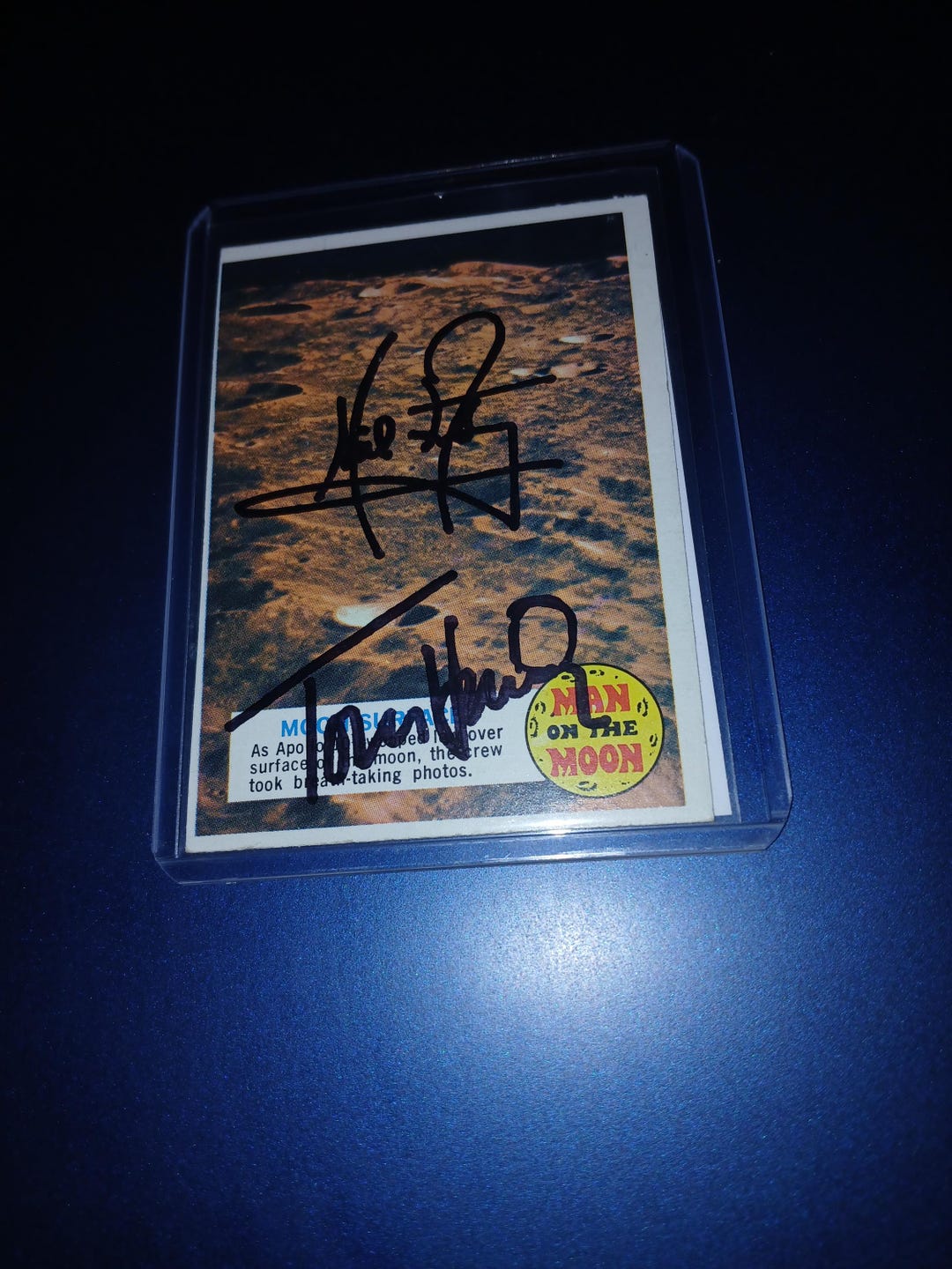 Neil Armstrong, Tom Hanks Autographed Card With COA - Etsy