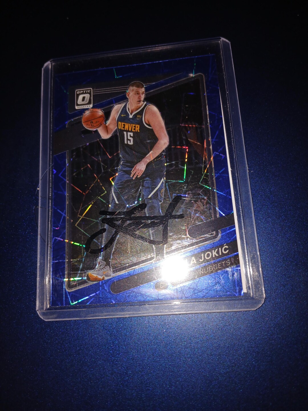Nikola Jokic Autographed Card With Coa - Etsy