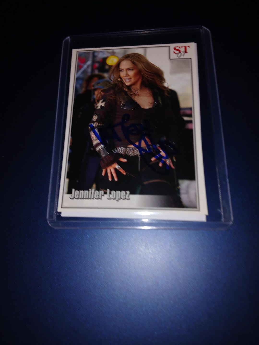 Jennifer Lopez Autograph Card With Coa - Etsy