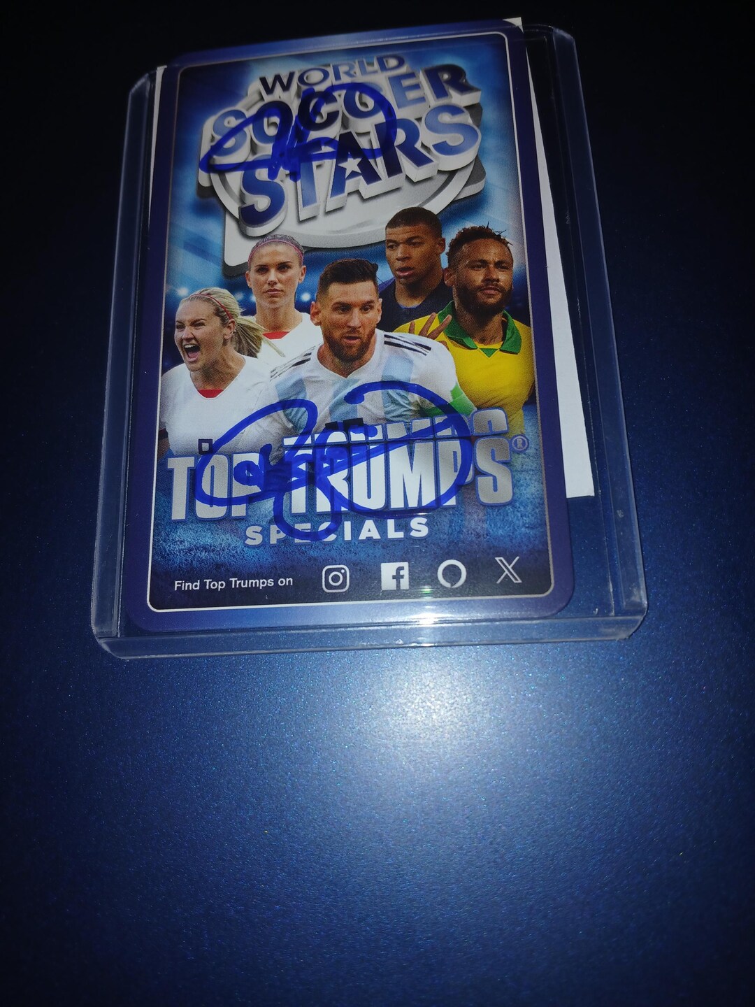 Kylian Mbappé, Neymar Autographed Card With Coa - Etsy