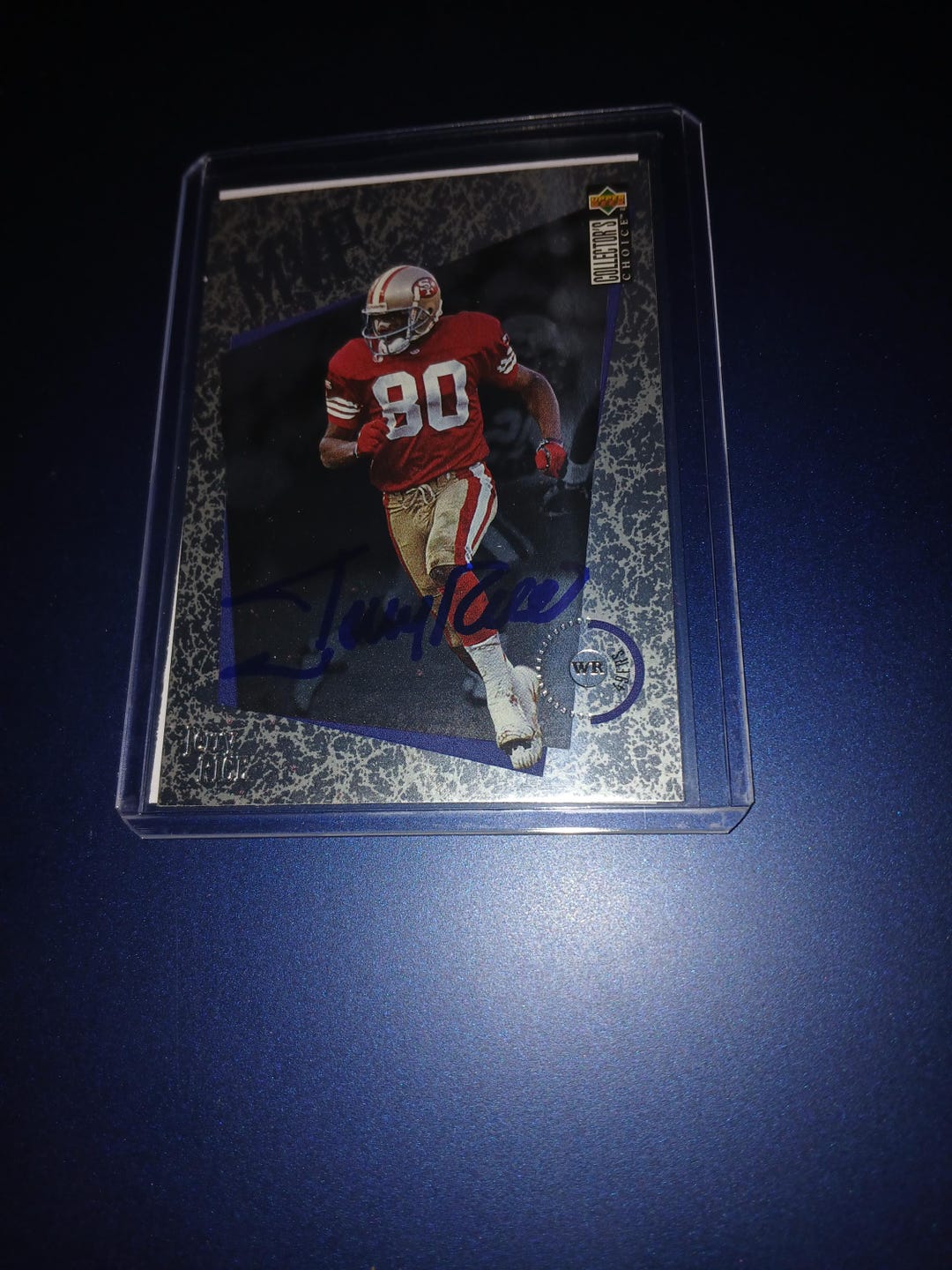 Jerry Rice Autographed Card With Coa - Etsy
