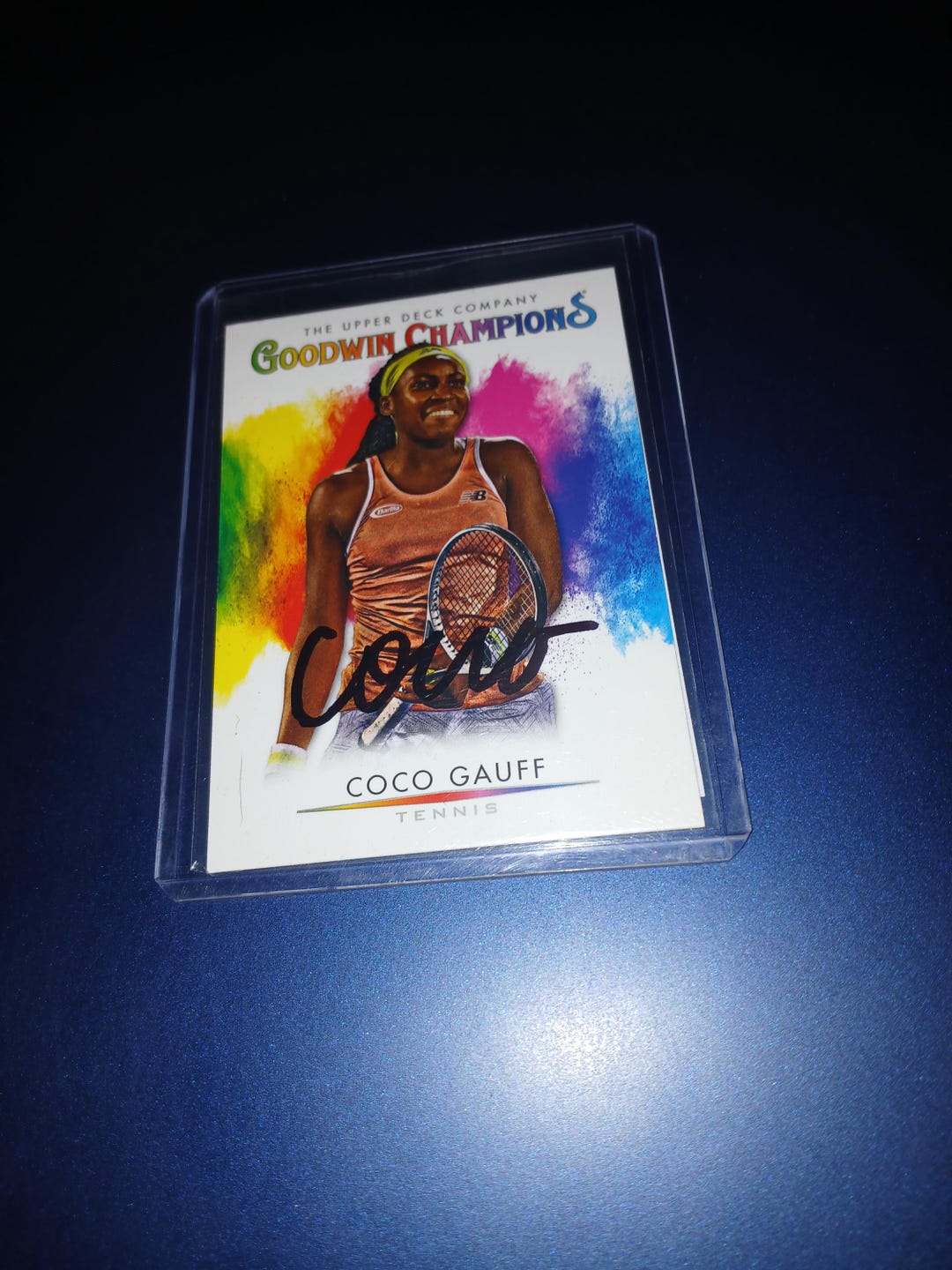 Coco Gauff Autographed Card With Coa - Etsy