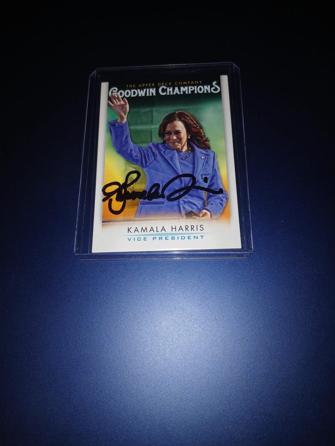 Kamala Harris Autographed Card With COA - Etsy