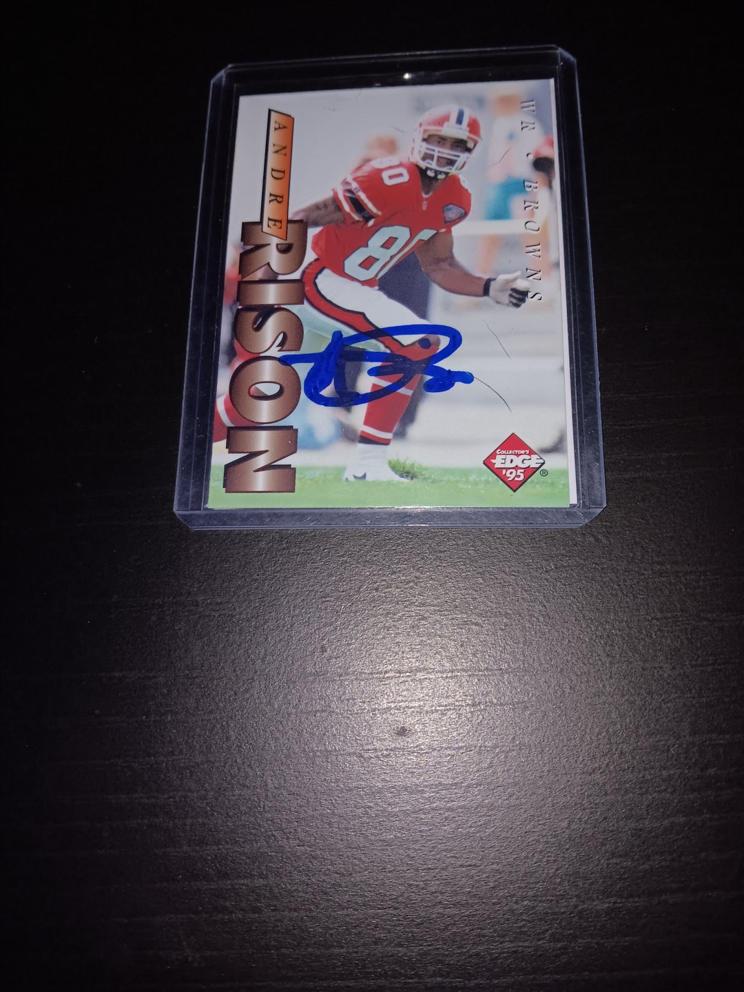 Andre Rison Autographed Rookie Card With Coa - Etsy