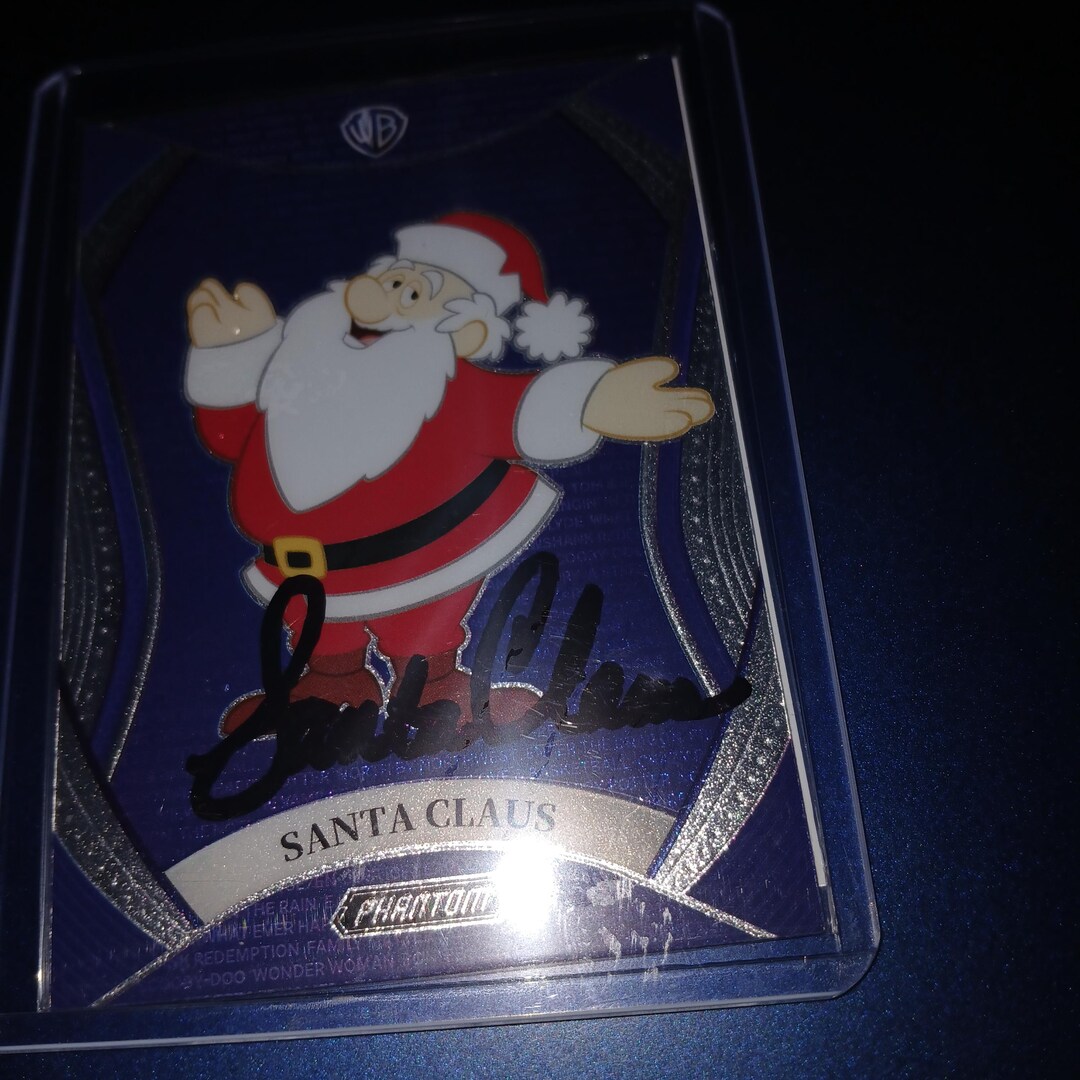 Santa Claus Autographed Card With Cert - Etsy