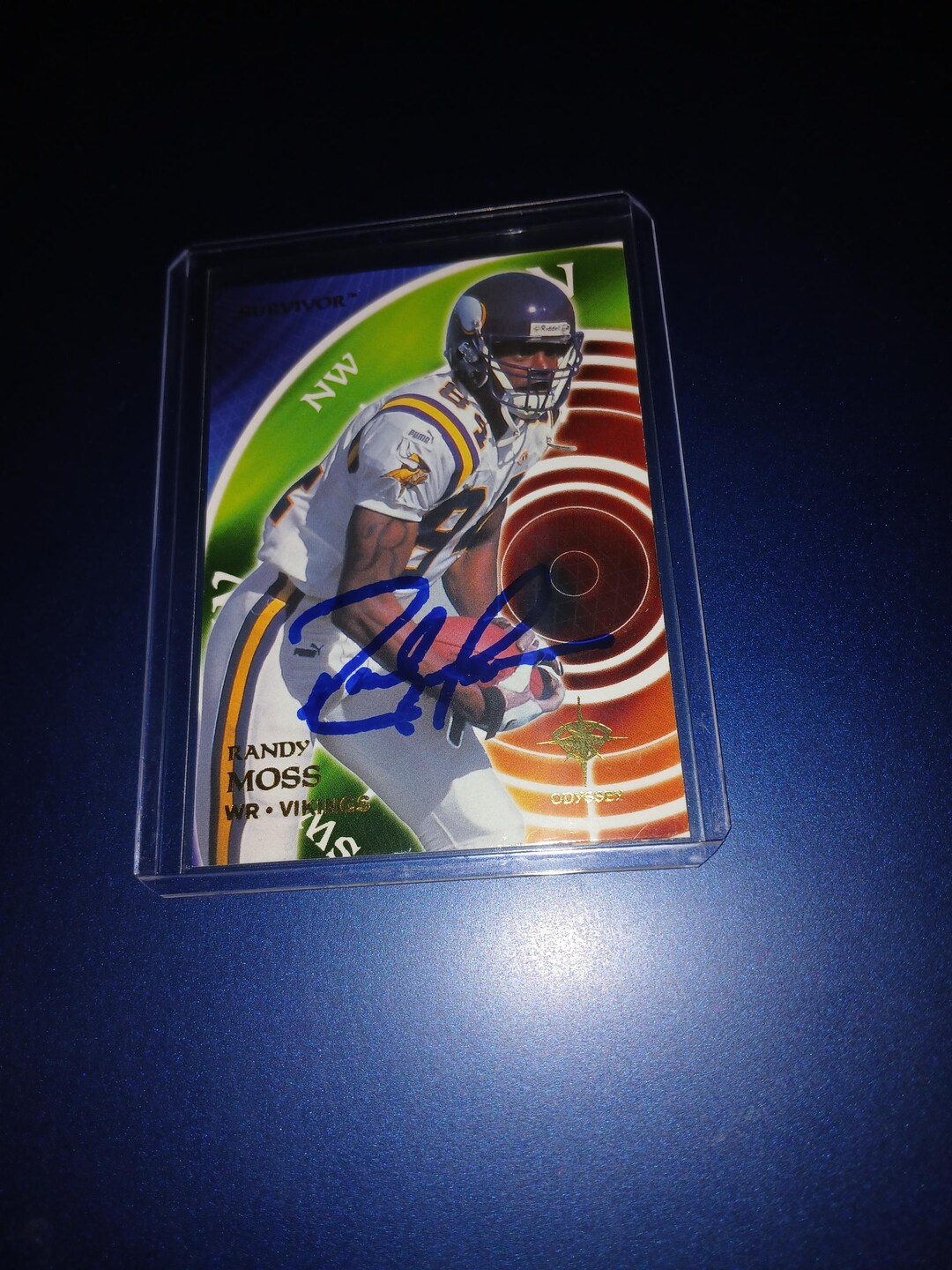 Randy Moss Autographed Card With Coa - Etsy