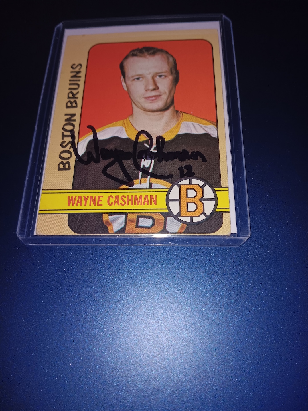 Wayne Cashman Autographed Card With Coa - Etsy