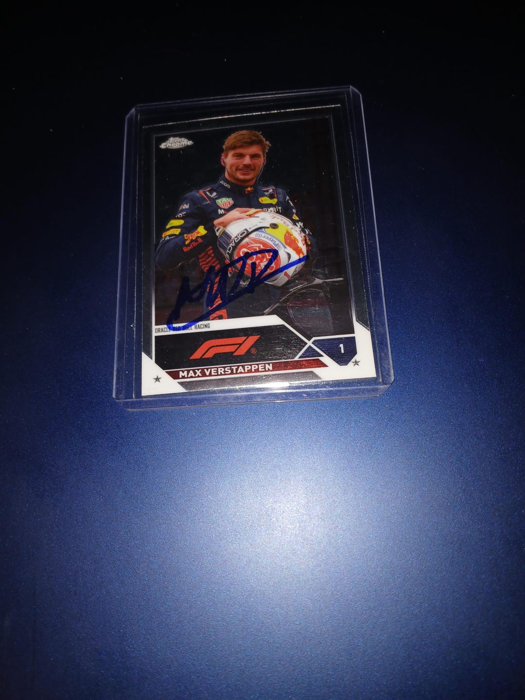 Max Verstappen Autographed Card With Coa - Etsy