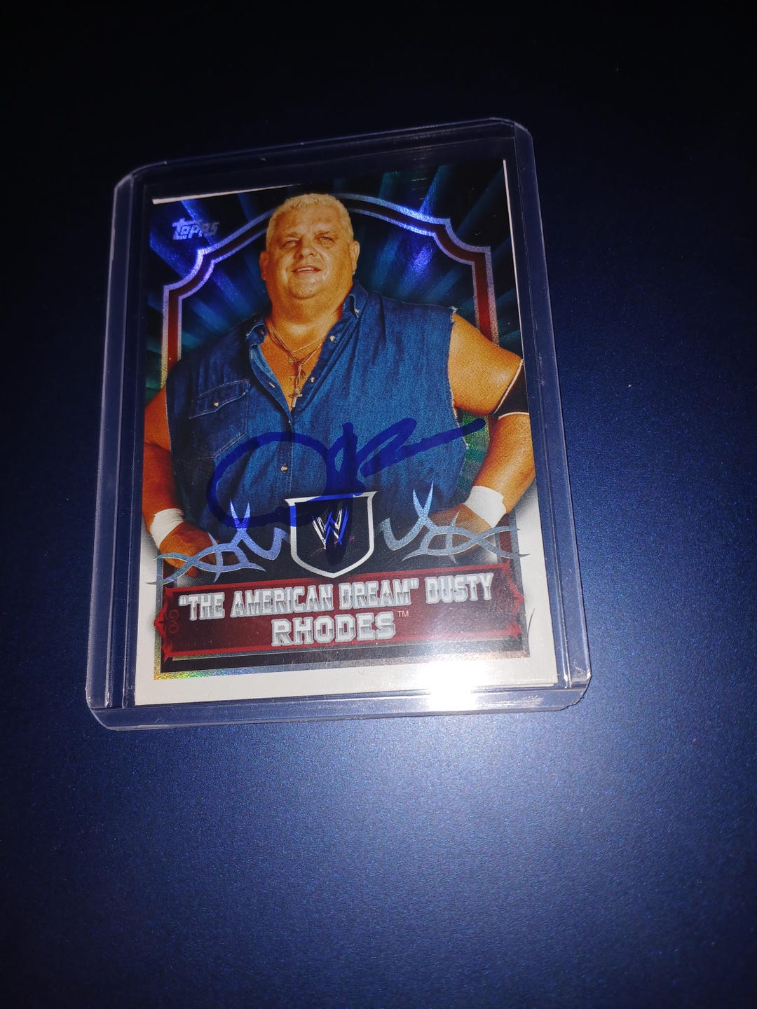 Dusty Rhodes Autographed Card With Coa - Etsy