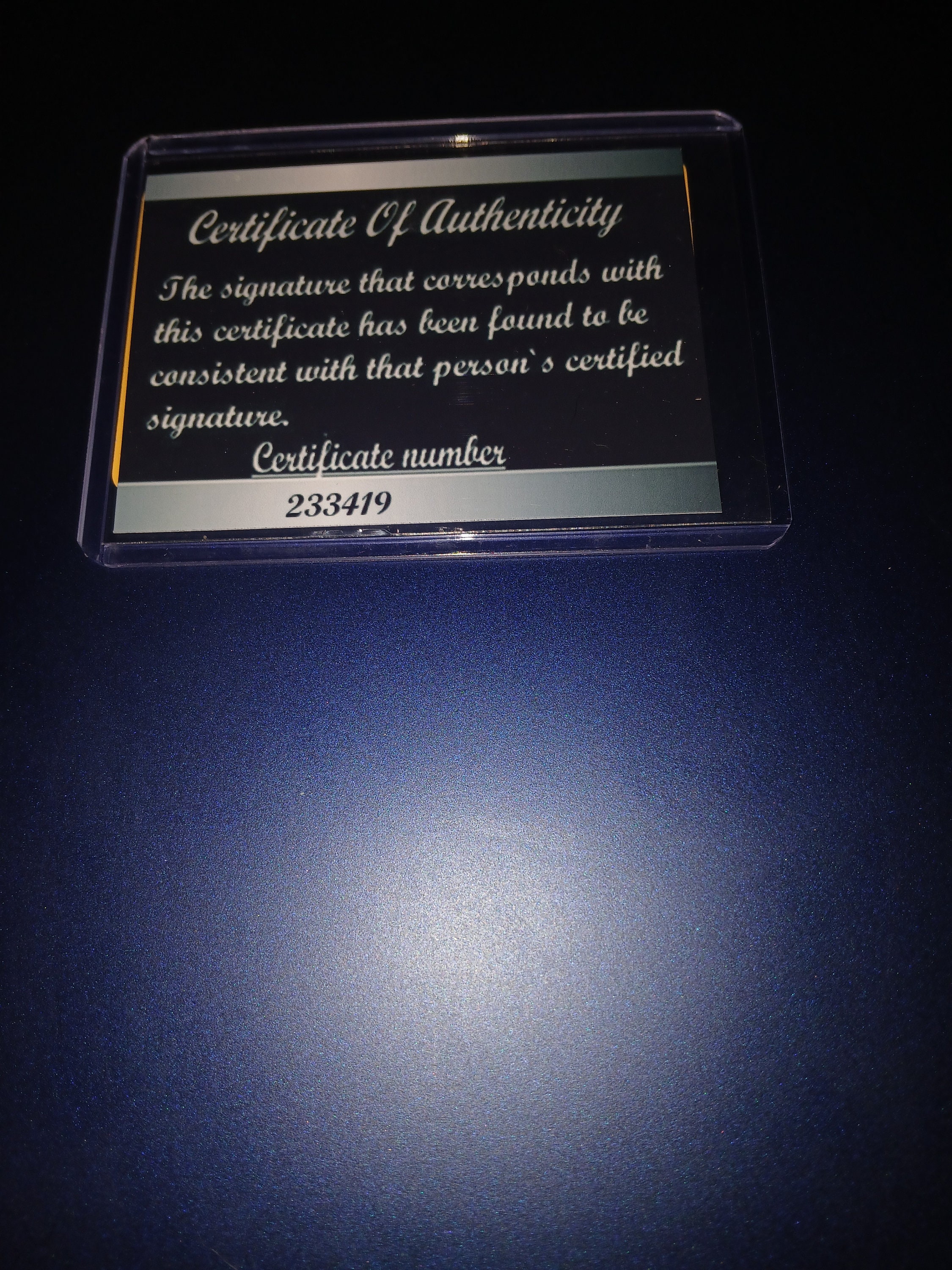 Vanna White Autographed Card With Coa - Etsy