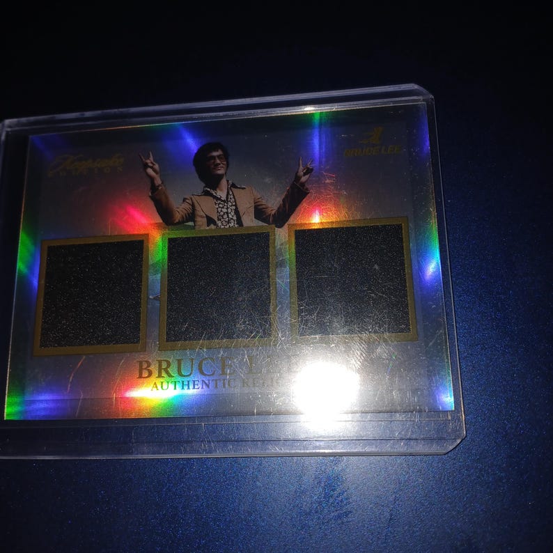 Bruce Lee Triple Relic Card. - Etsy