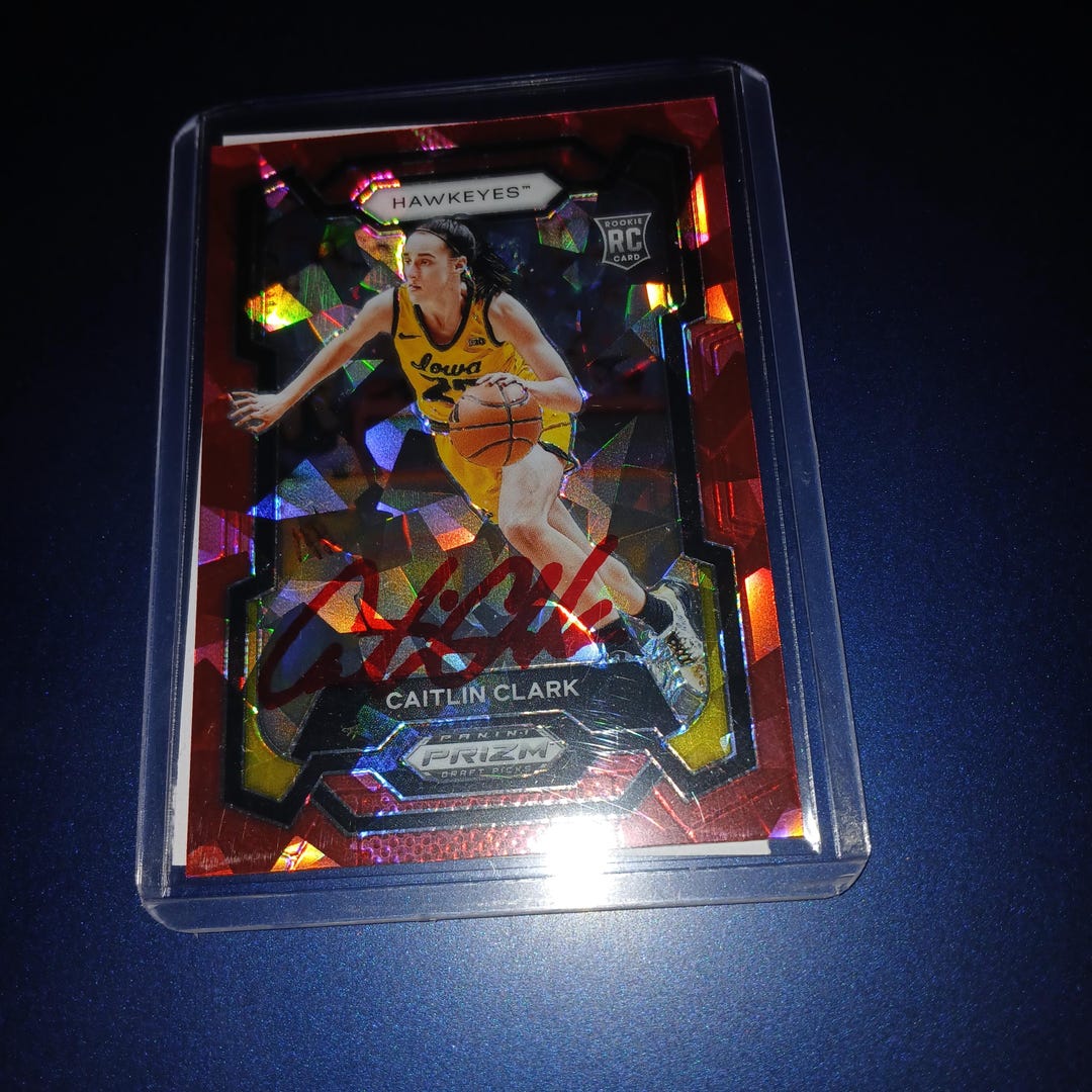 Catlin Clark Autographed Rookie Card With Coa - Etsy