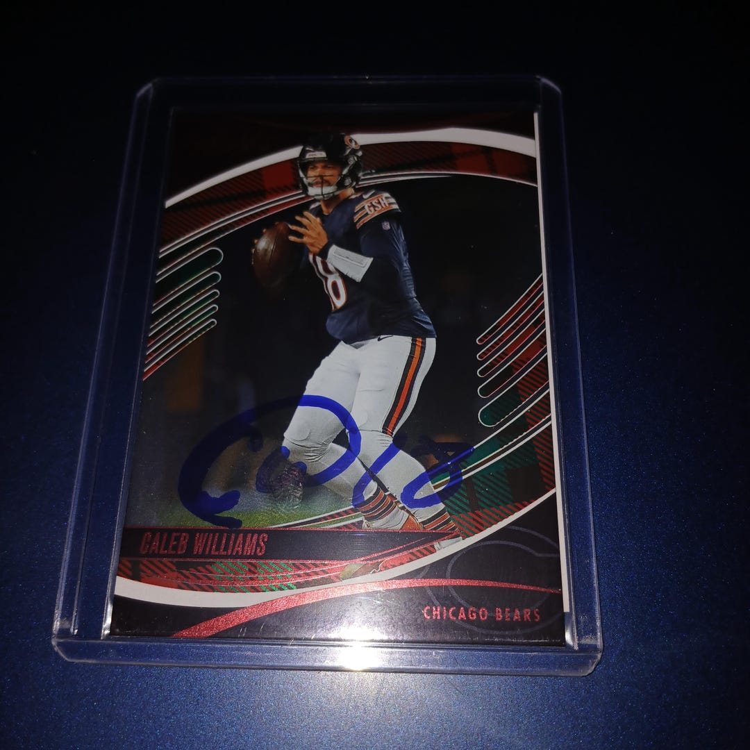 Caleb Williams Autographed Card With Cert - Etsy