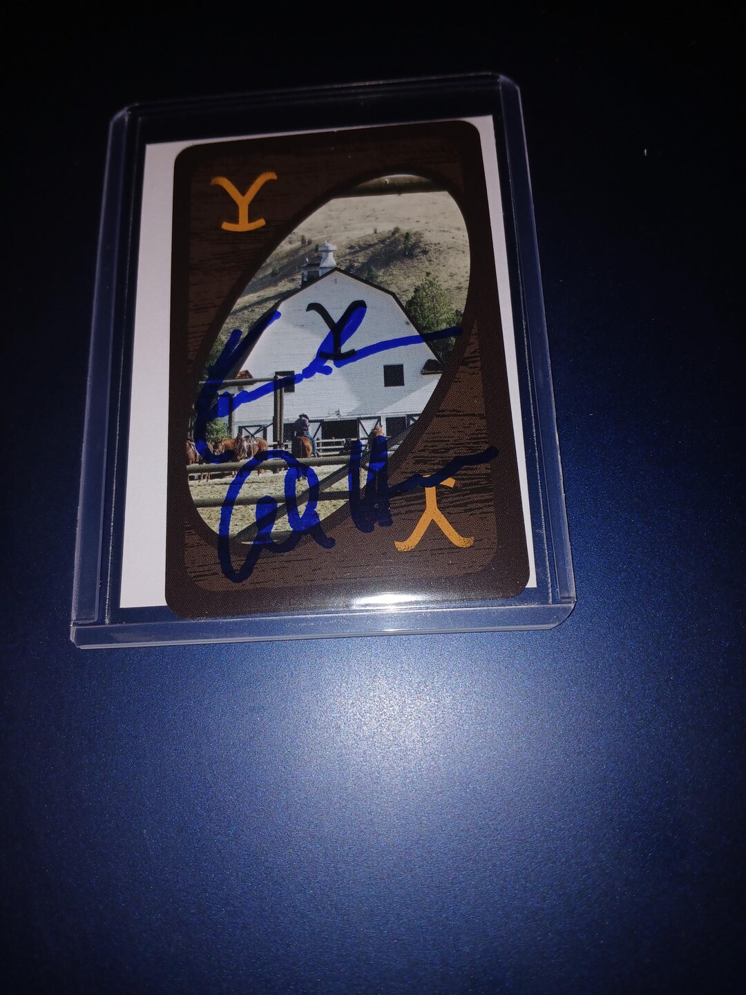 Cole Hauser, Kevin Costner Autographed Yellowstone Card With Coa - Etsy