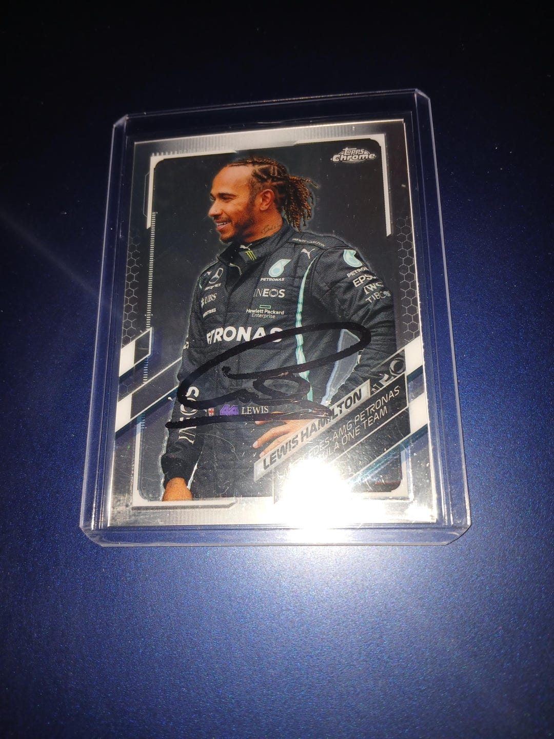 Lewis Hamilton Autographed Card With COA - Etsy