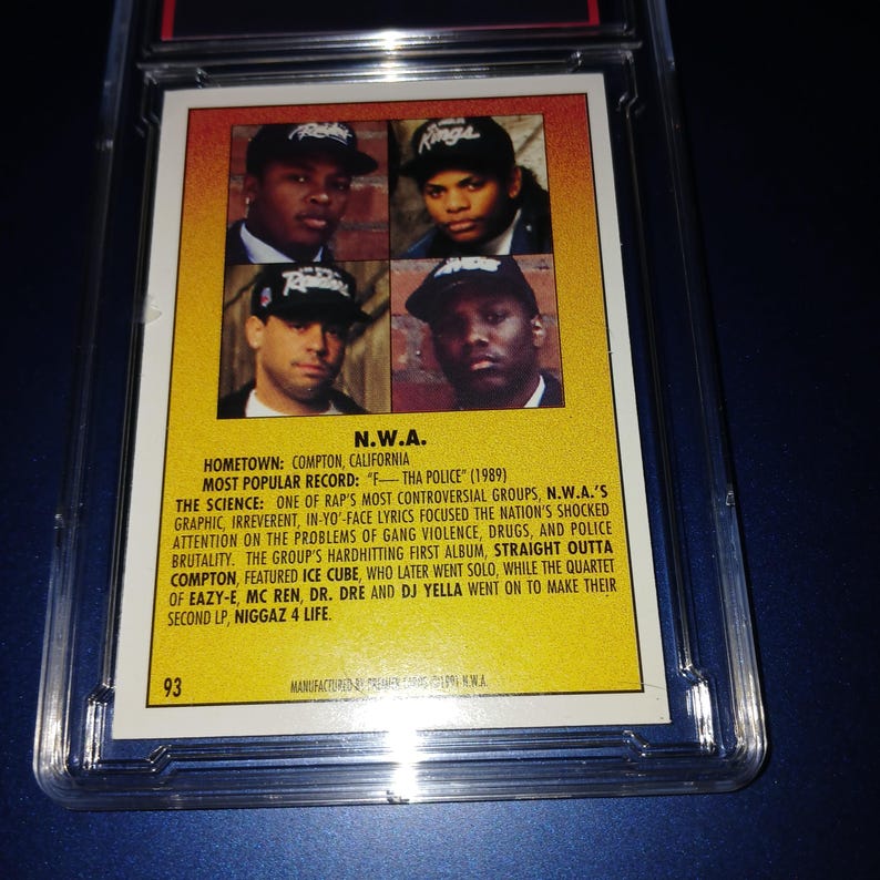 Eazy-e, Dr Dre Autographed Card With Cert - Etsy UK
