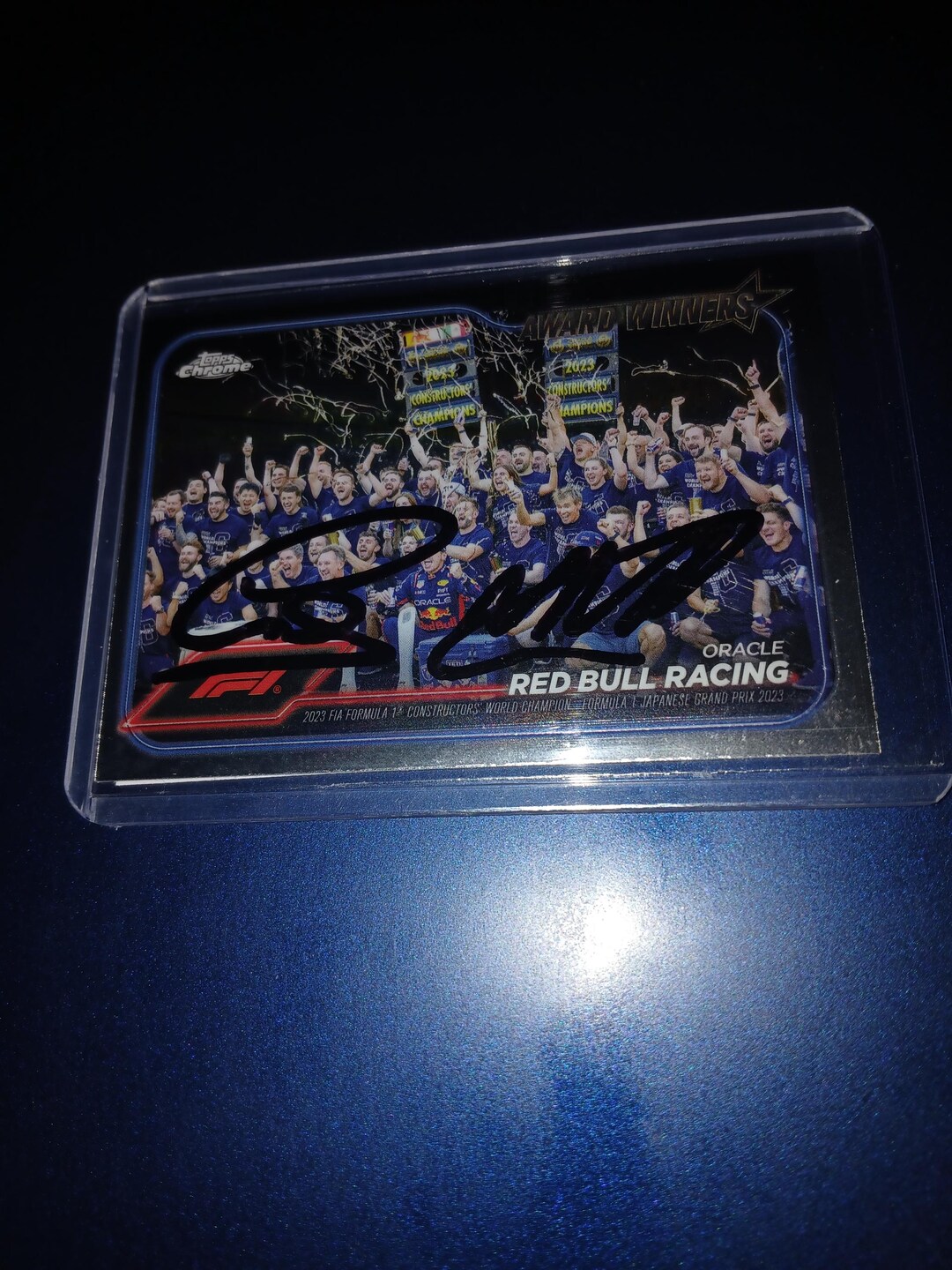 Max Verstappen, Lewis Hamilton Autographed Card With Coa - Etsy