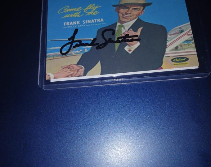 Frank Sinatra Autograph With Coa - Etsy