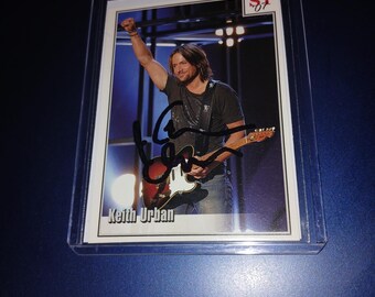 Signed KEITH URBAN Autographed Photo W/ COA Country - Etsy