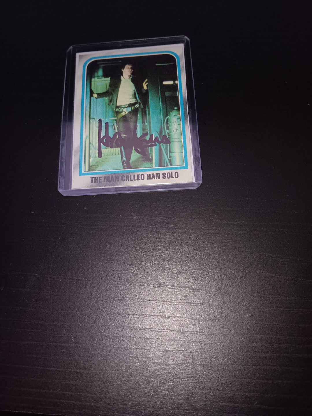 Harrison Ford Autographed Star Wars Card With Coa - Etsy