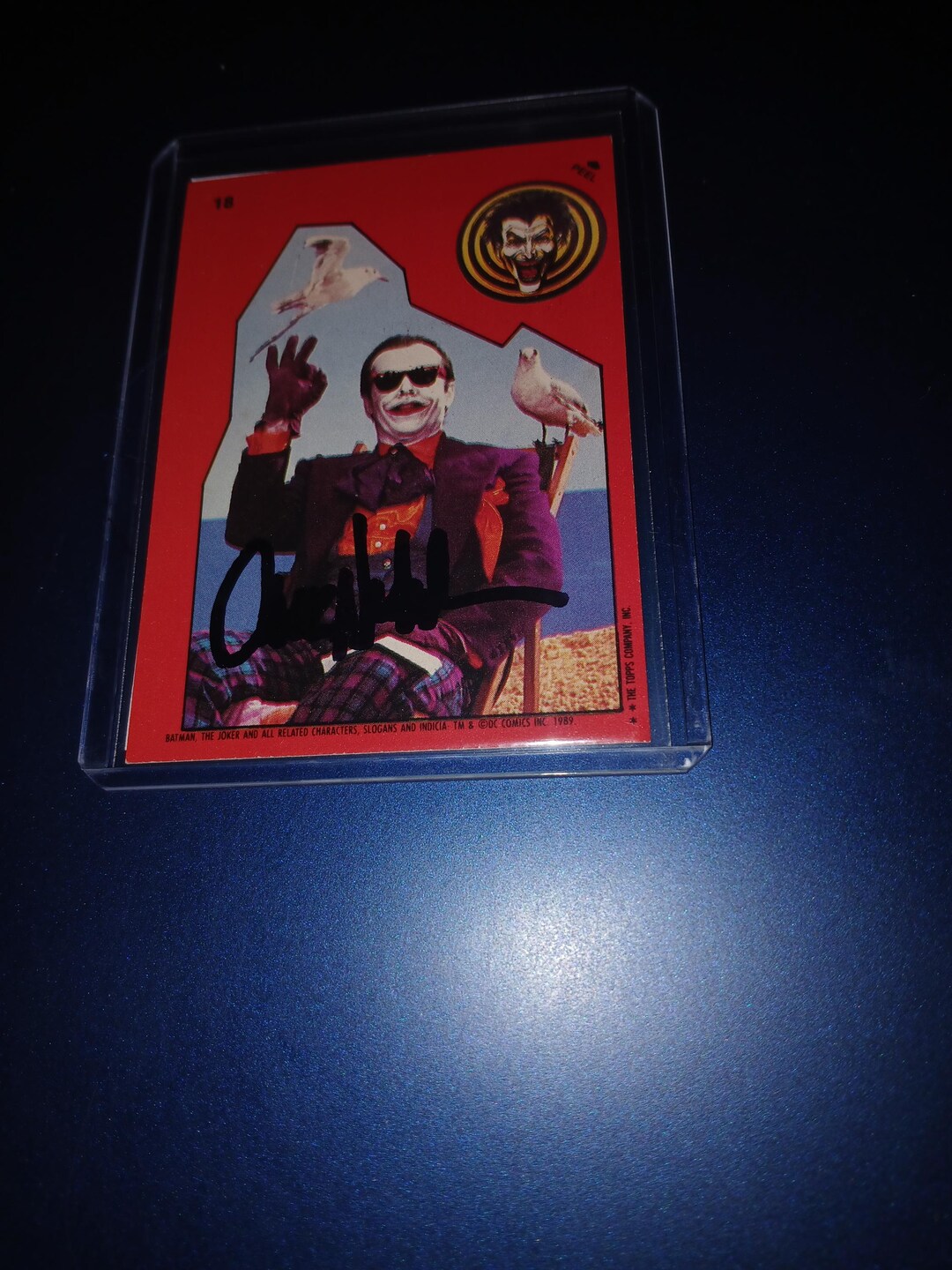 Jack Nicholson Autographed Batman Card With Coa - Etsy