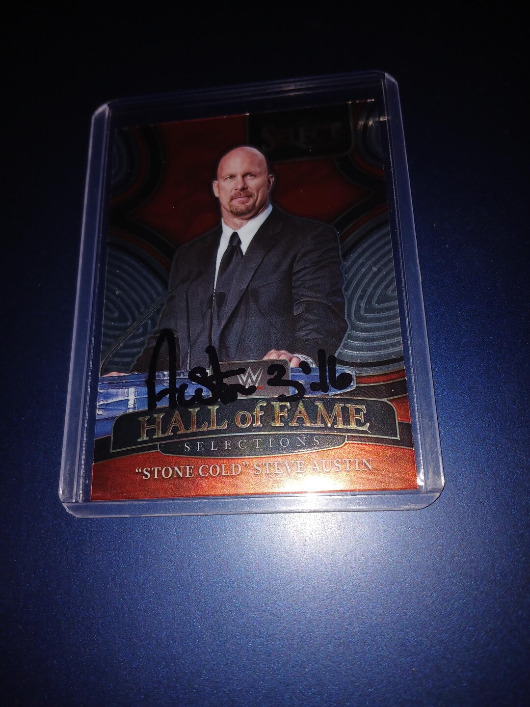 Stone Cold Steve Austin Autographed Card With Coa - Etsy