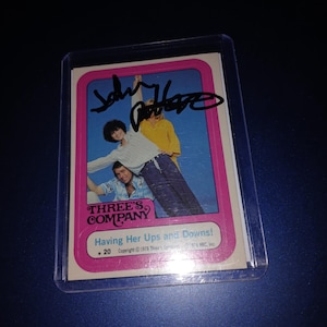 John Ritter Autographed Card With Coa - Etsy