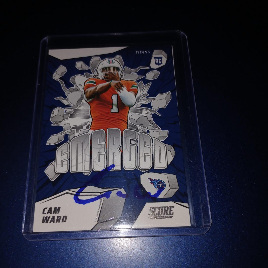 Cameron Ward Autographed Rookie Card With Cert - Etsy