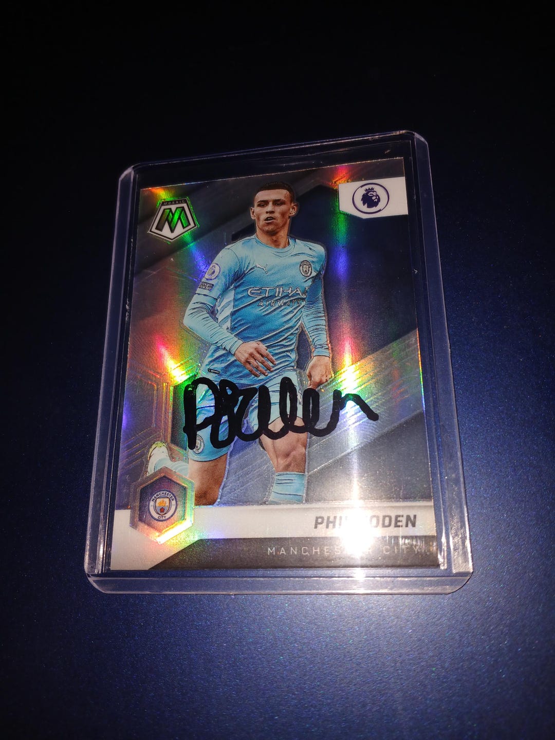 Phil Foden Autographed Card With Coa - Etsy