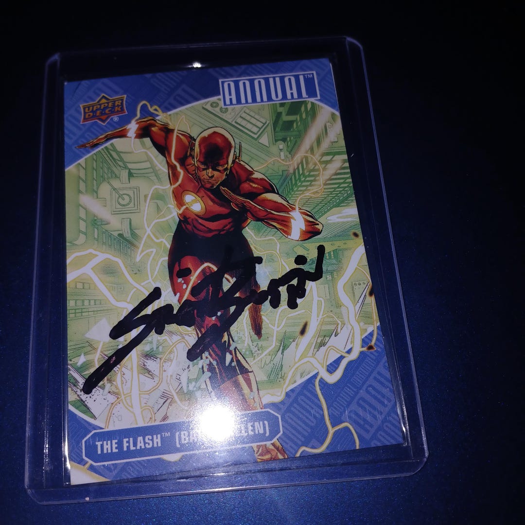 Grant Gustin Autographed Flash Card With Cert - Etsy