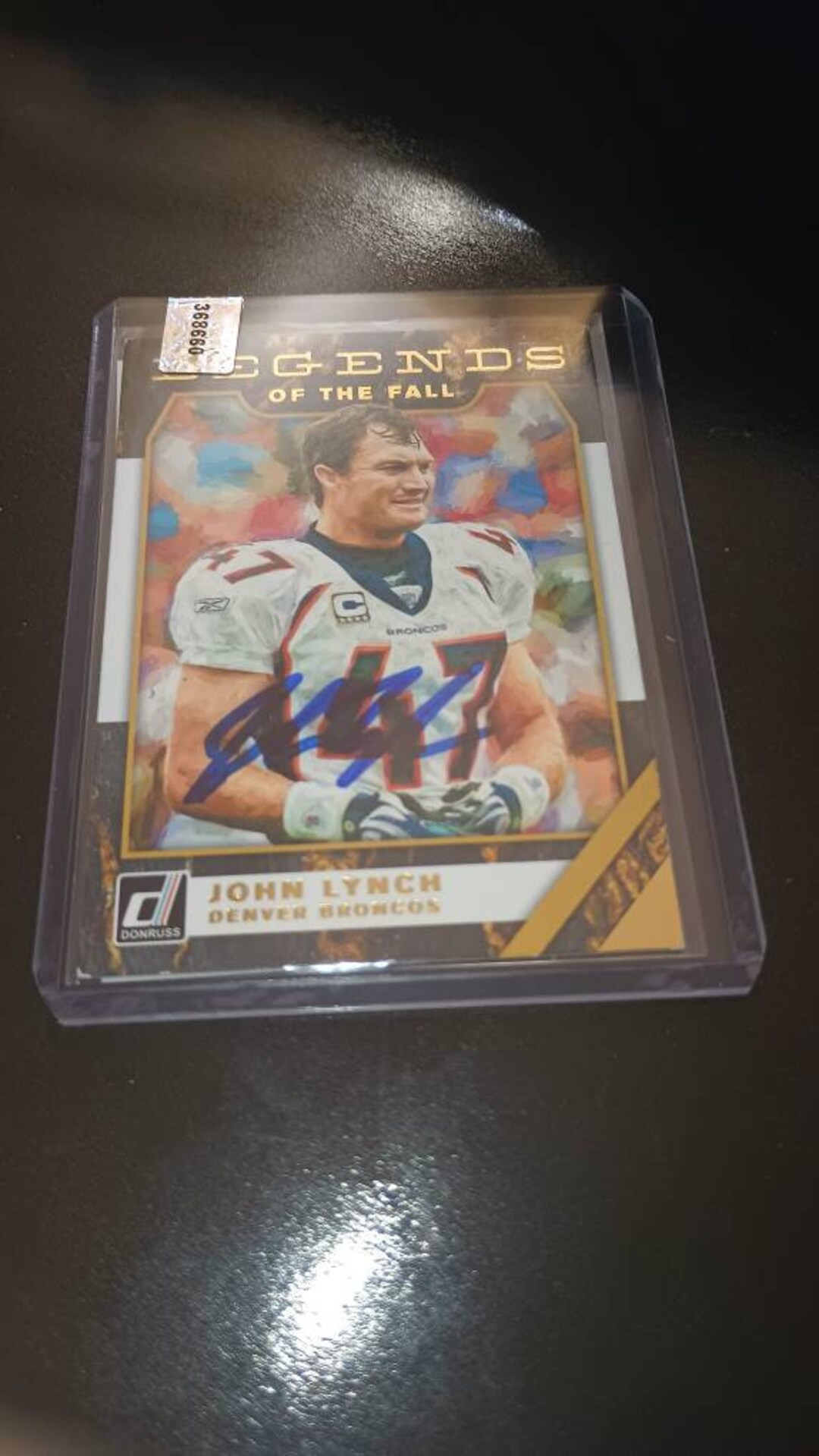 John Lynch Autographed Card With Coa - Etsy