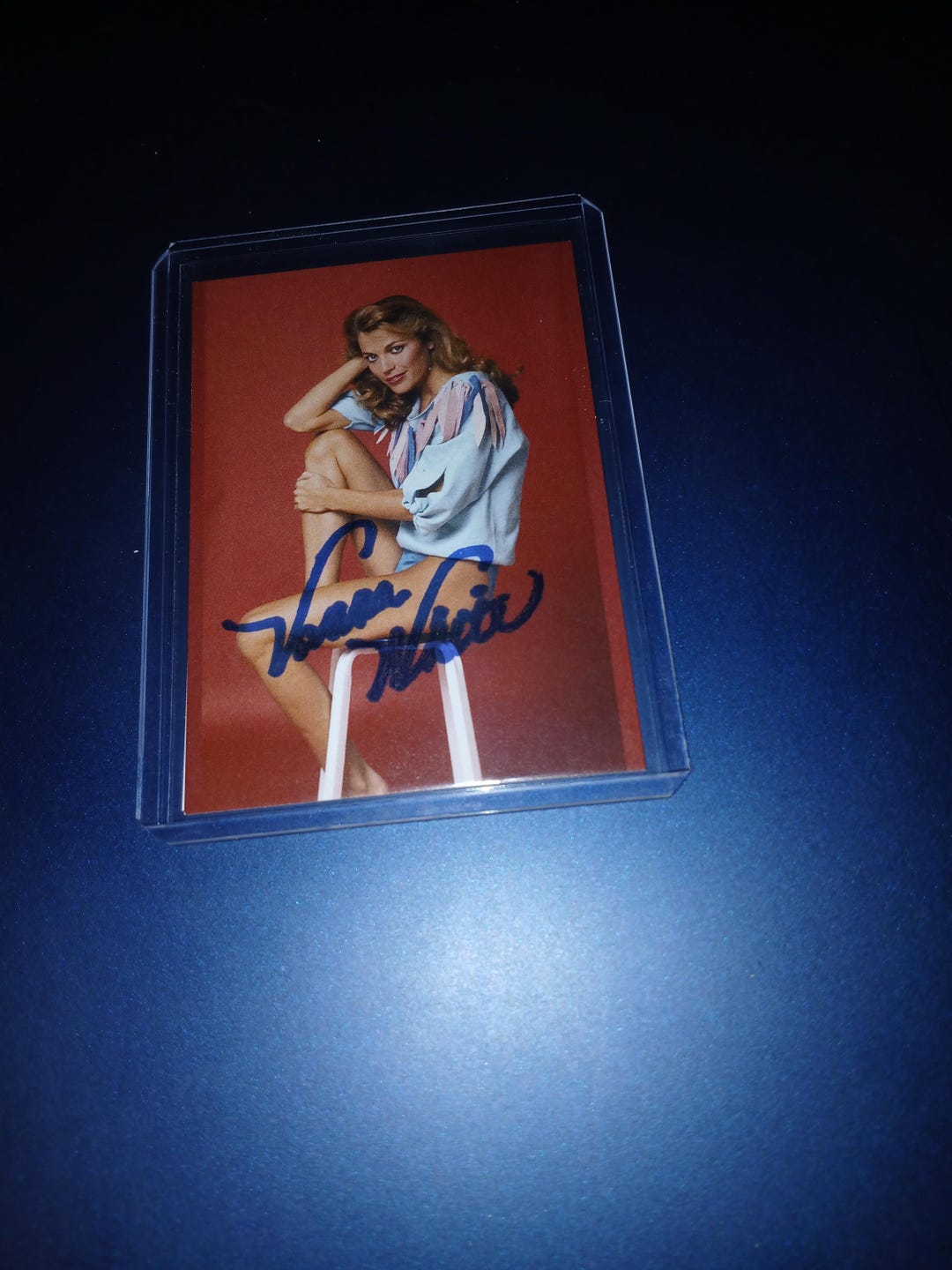 Vanna White Autographed Card With Coa - Etsy
