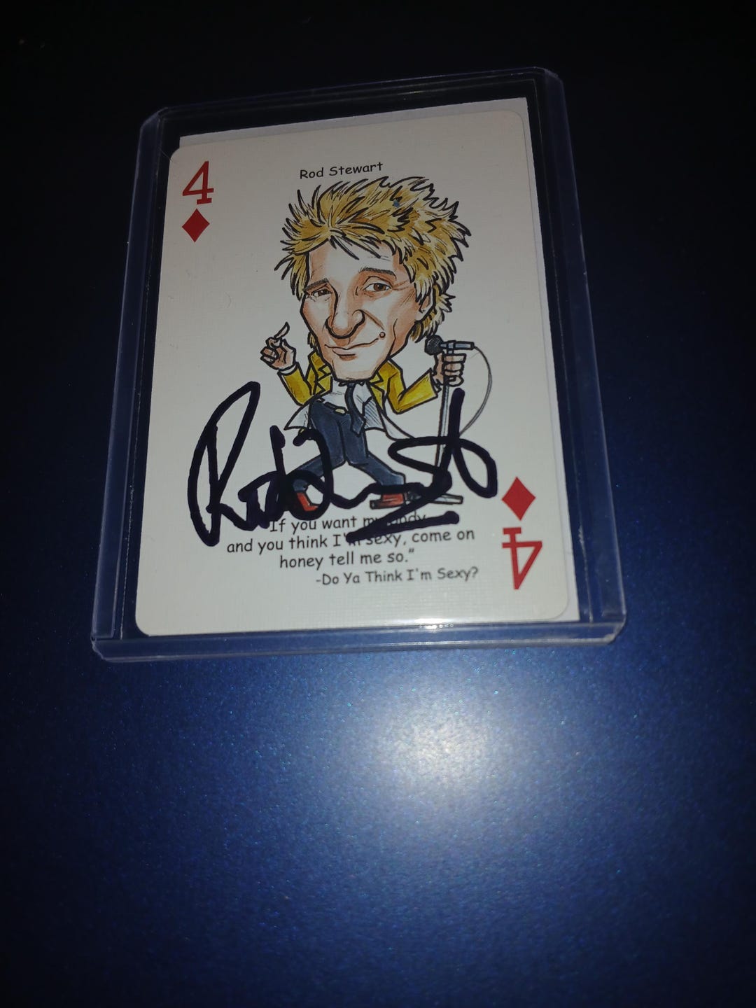 Rod Stewart Autograph With Coa - Etsy