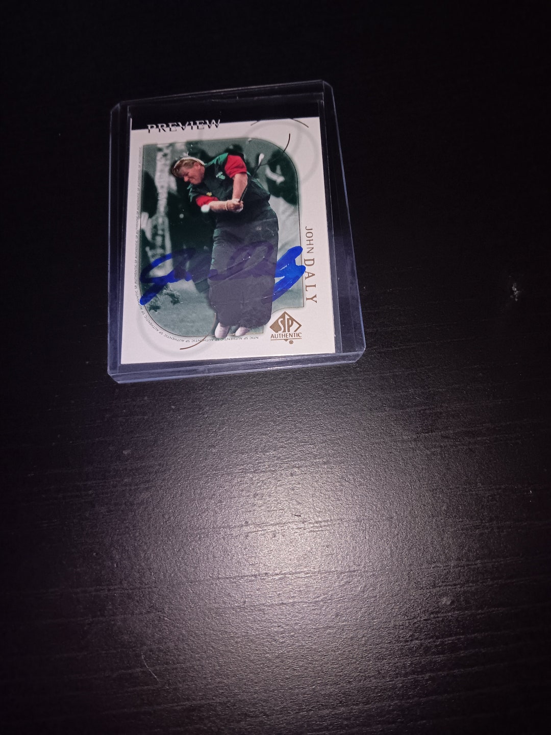 John Daly Autographed Card With Coa - Etsy