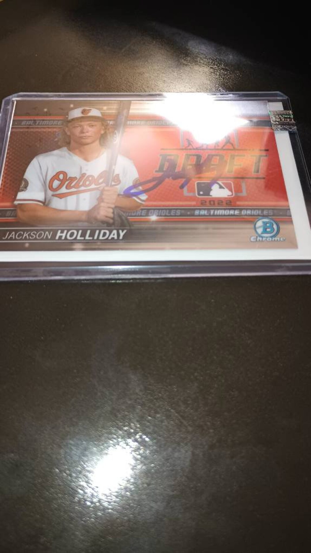Jackson Holliday Autographed Rookie Card With Coa - Etsy