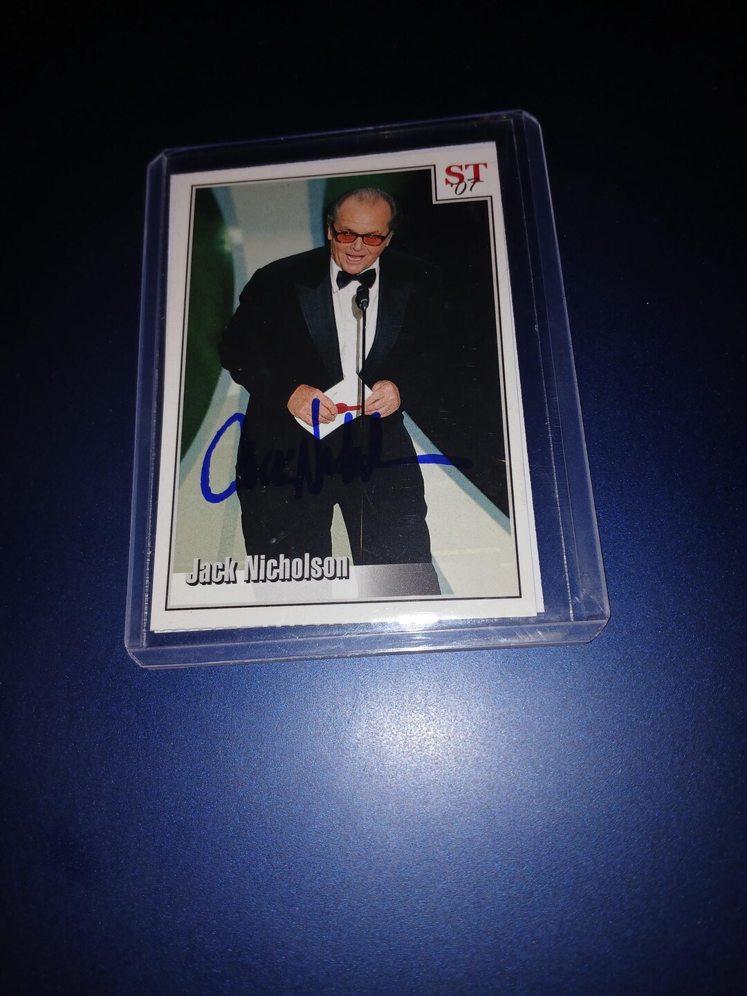 Jack Nicholson Autographed Card With Coa - Etsy