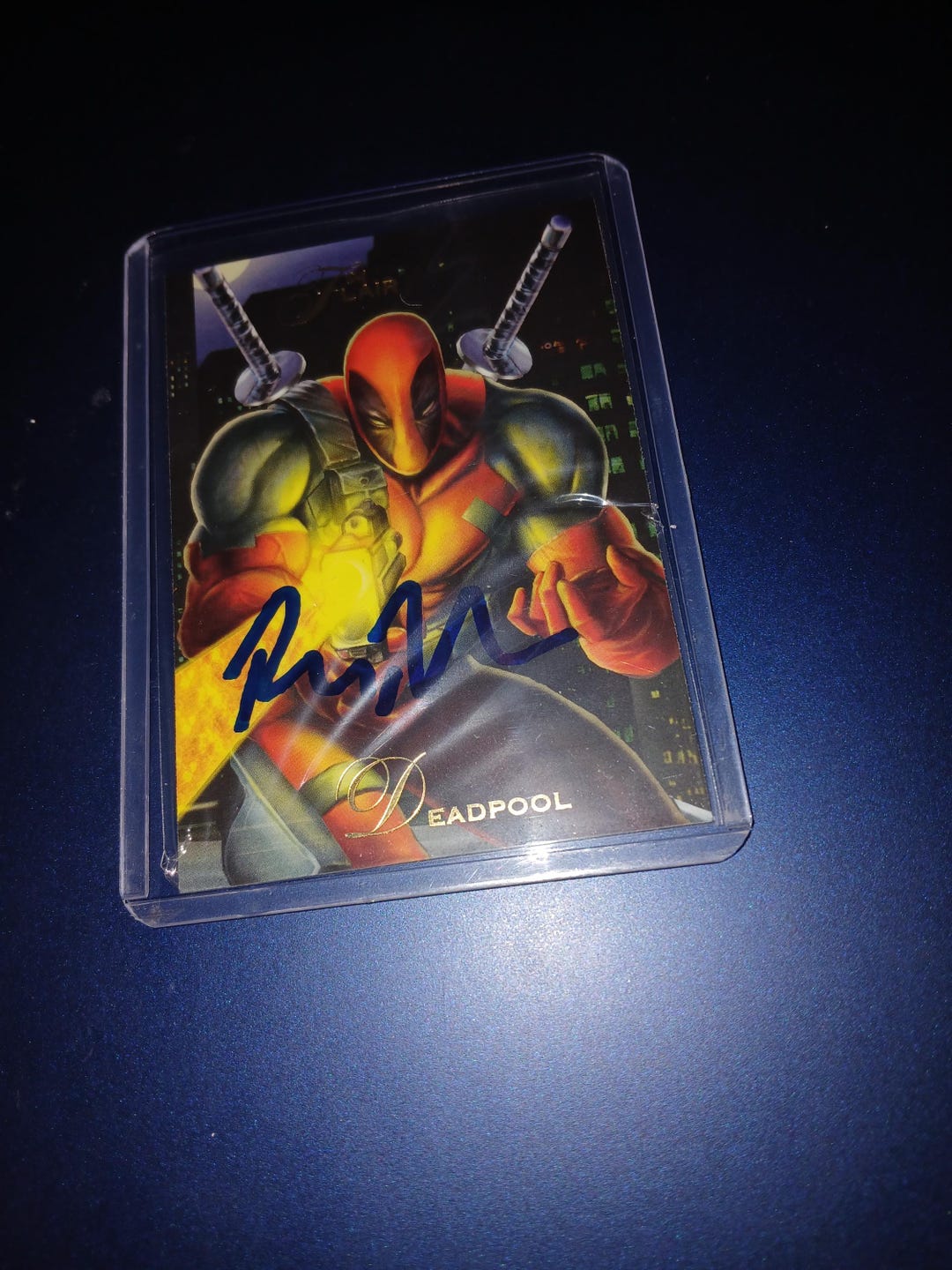 Ryan Reynolds Autographed Deadpool Card With Coa - Etsy