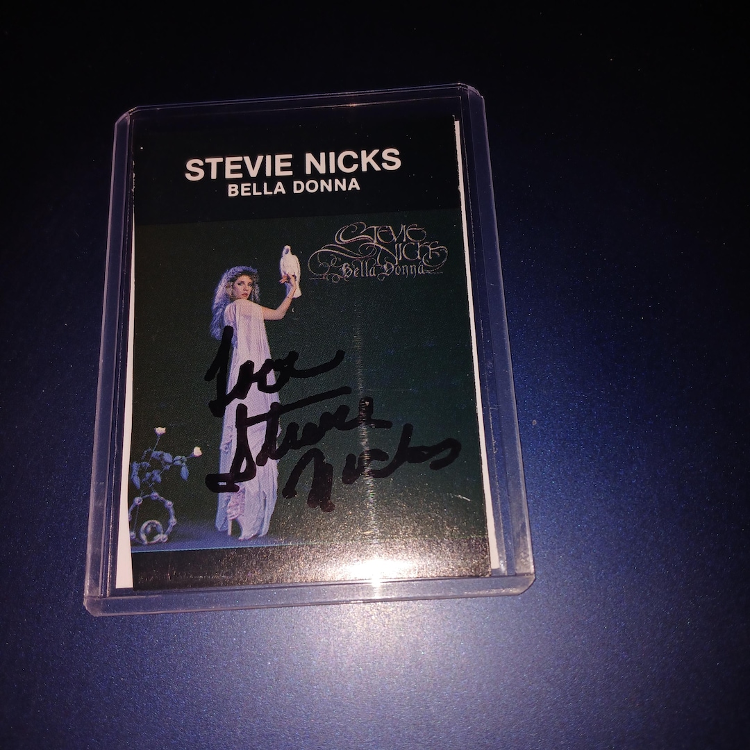 Stevie Nick's Autograph With Coa - Etsy