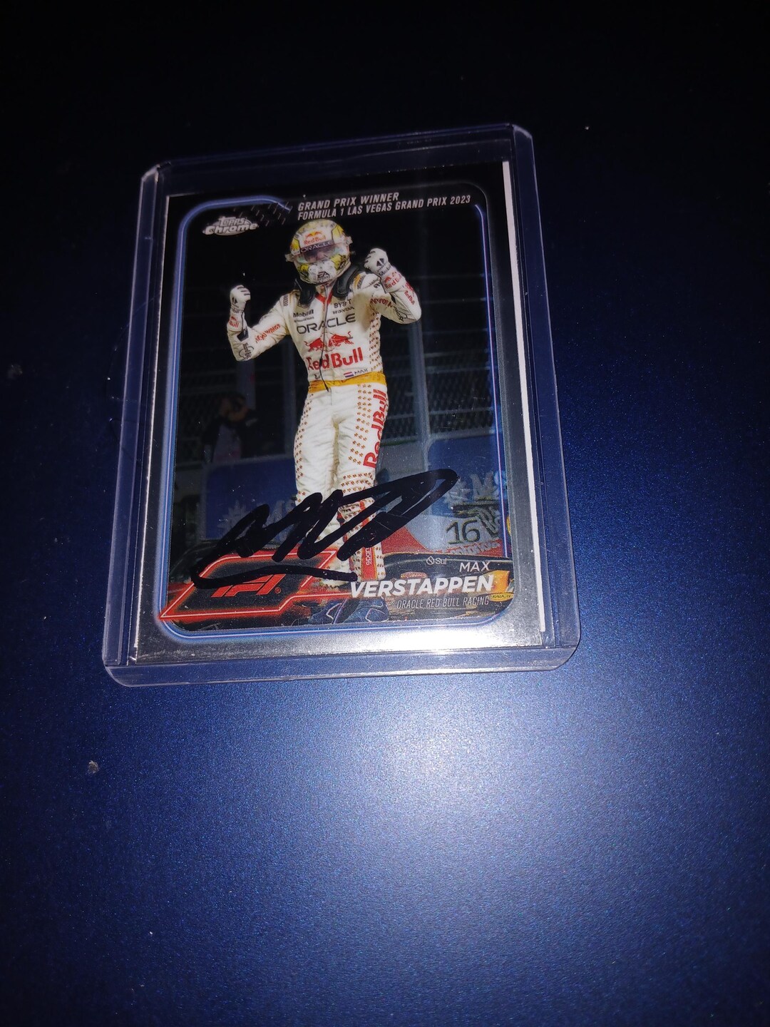Max Verstappen Autographed Card With Coa - Etsy