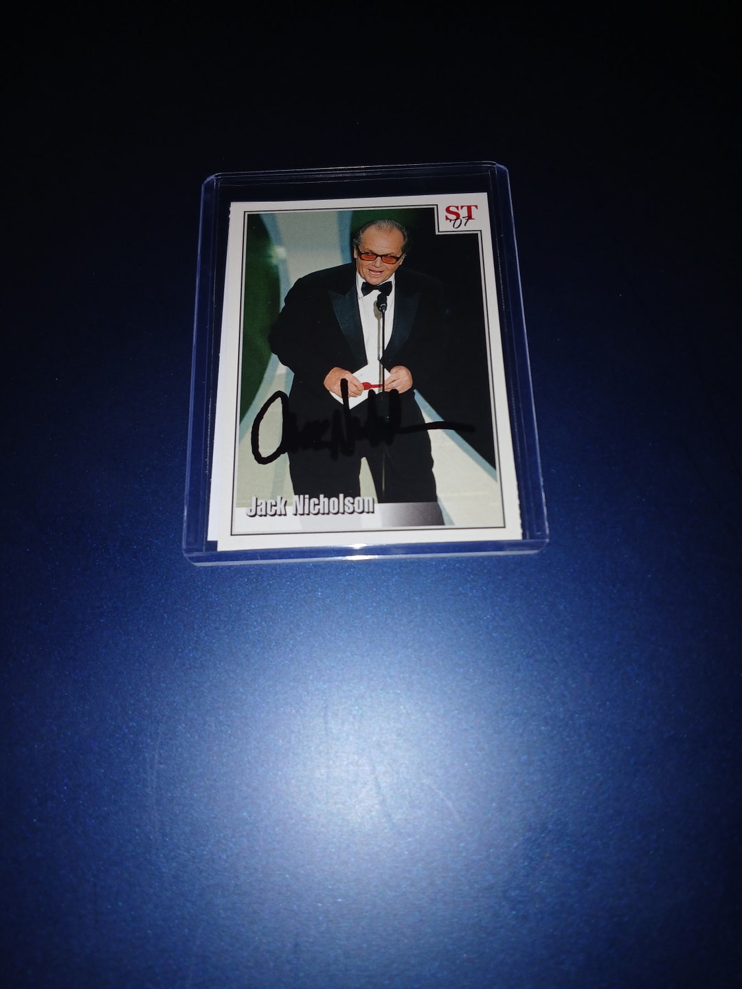 Jack Nicholson Autographed Card With Coa - Etsy