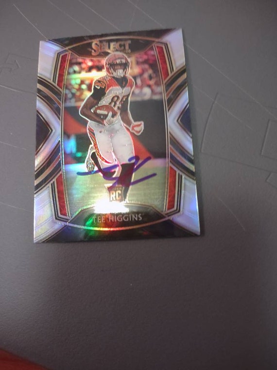 Tee Higgins autographed card Art & Collectibles Memorabilia etna.com.pe