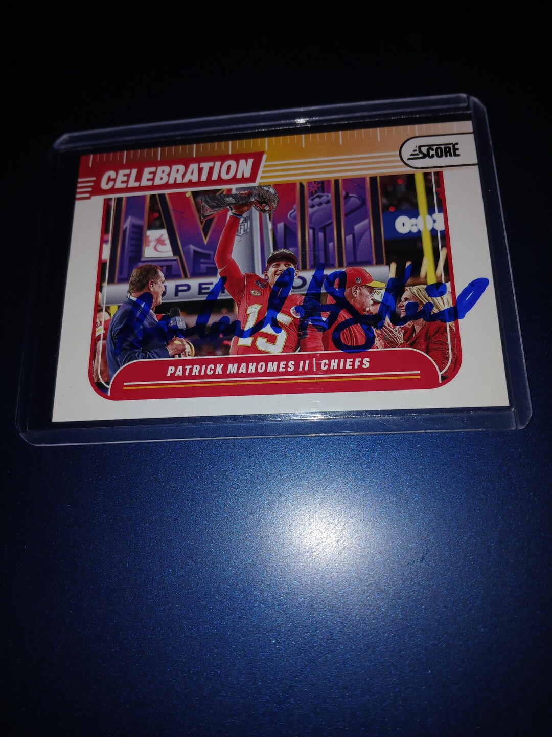 Patrick Mahomes, Andy Reid Autographed Card With COA - Etsy