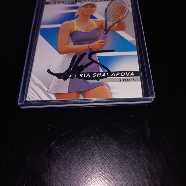 Maria Sharapova Autograph - Etsy