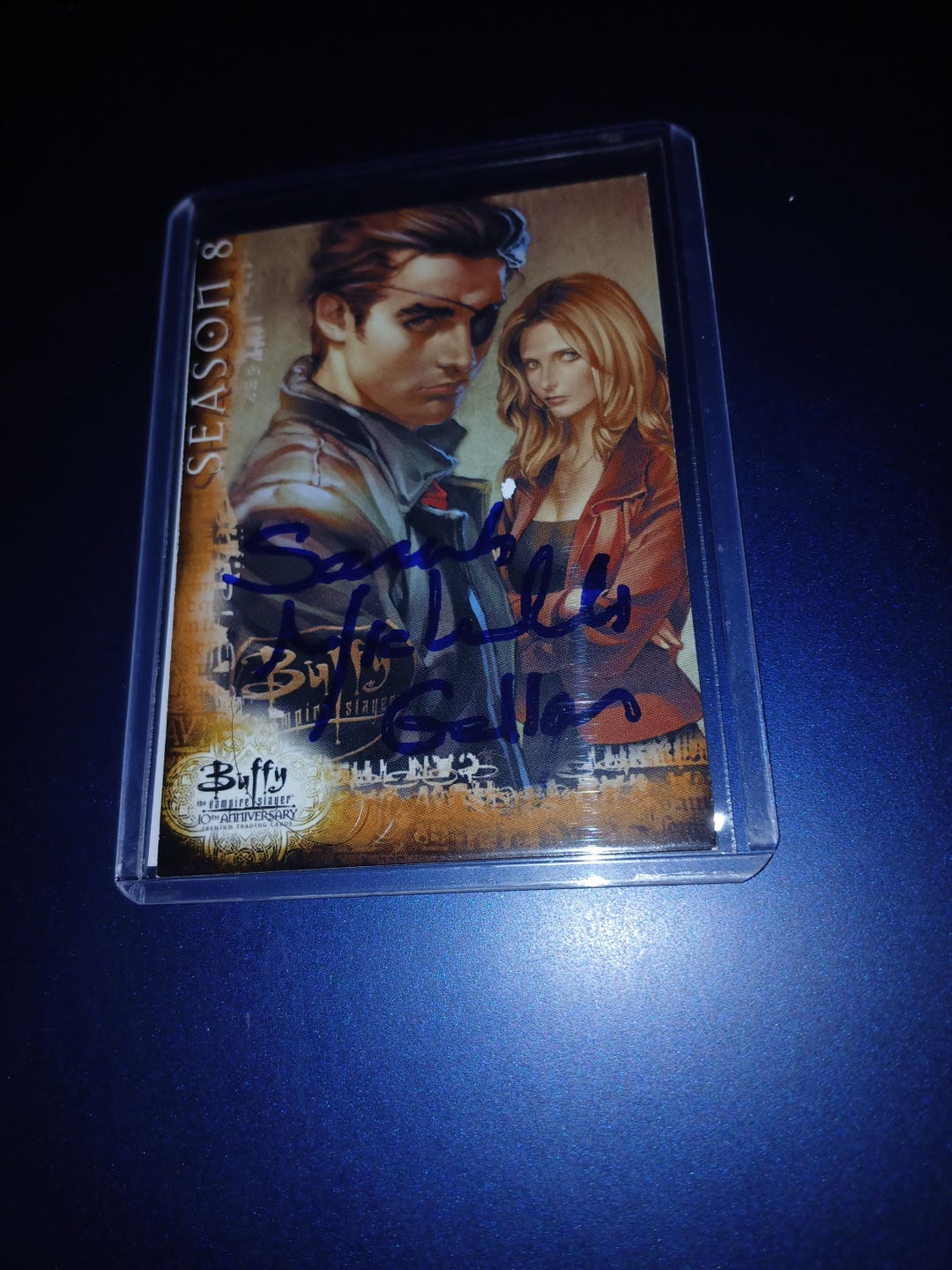Sarah Michelle Gellar Autographed Buffy Card With Cert - Etsy
