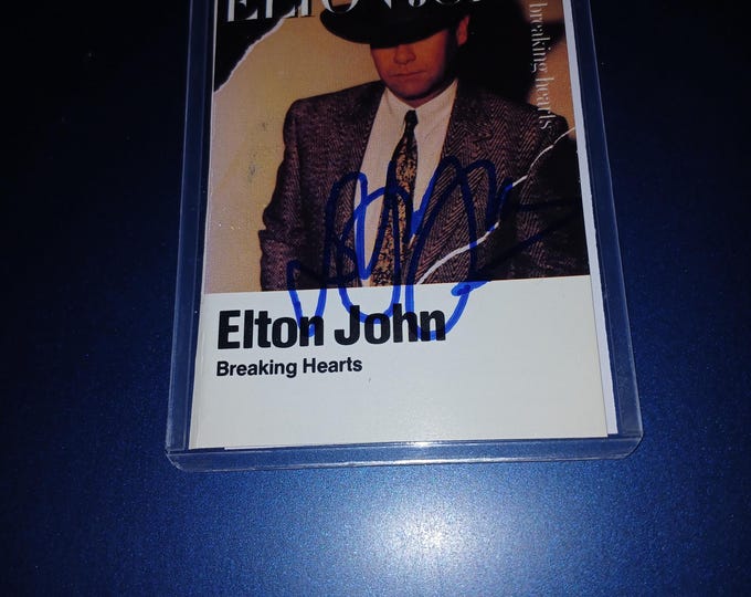 Elton John Autograph With Coa - Etsy